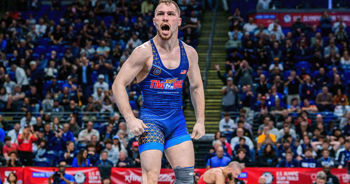USA Wrestling | SESSION III: Spencer Lee wins battle of former Hawkeye lightweights to win 57 kg ...